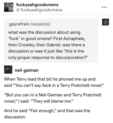 Pin On Good Omens ️ Good Omens Book Tumblr Funny Book Fandoms