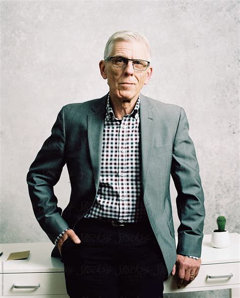 Handsome Older Businessman By Stocksy Contributor Nicklaus Walter