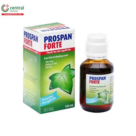 Siro Prospan Forte 100ml Thuốc Ho Thảo Dược Giảm Viêm Phế Quản