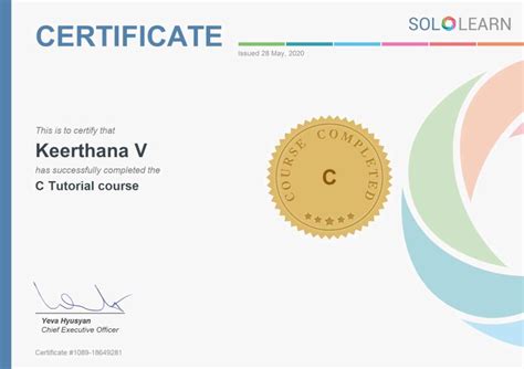 Keerthana V On Linkedin Sololearn Learningneverstops Learnfromhome Completed Certified