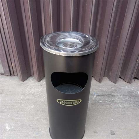 Promo Diskon Kensi 503b Standing Dustbin Ashtray Tong Sampah Asbak