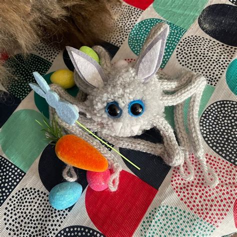 Elmo And Cookie Monster Spider Fan Art Knitted Sesame Street Cutey Crawly