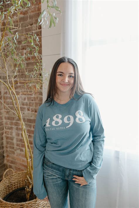 Zeta Tau Alpha 1898 Long Sleeve Crown And Co