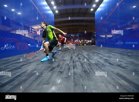 Jakarta Indonesia 27th Aug 2018 Ryunosuke Tsukue Jpn Squash Men