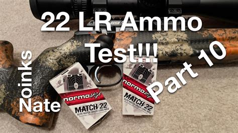 22lr Ammo Test Part 10 Norma Match Czusa 22lr Ammunition