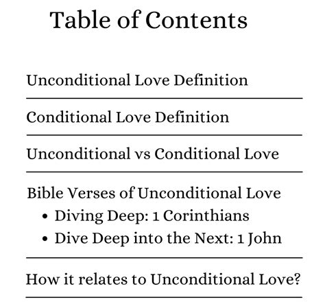 unconditional love means