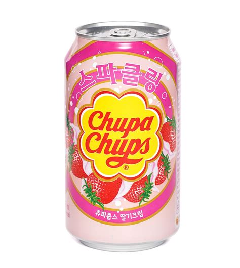 Газированный напиток Chupa Chups Клубника 345 мл.
