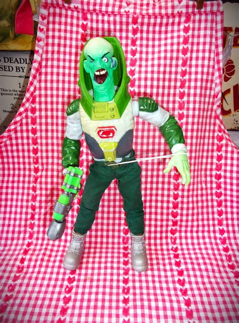 Vintage Action Man Professor Gangrene With Rotating Horror Head Weapon