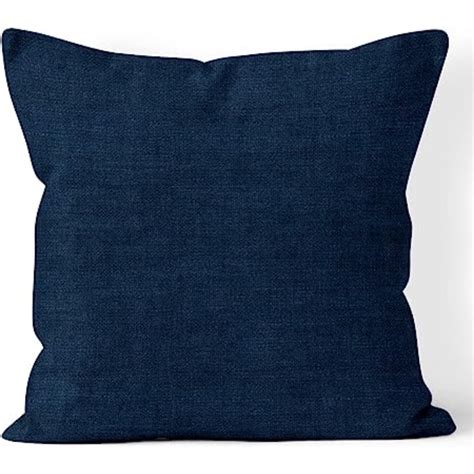 Peacnng Throw Pillow Covers Set Of 2 Royal Blue 16x16 Solid Texture