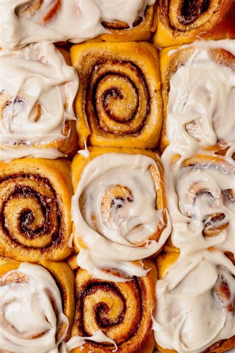 Pumpkin Cinnamon Rolls What Molly Made