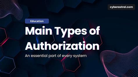 Main Types Of Authorization