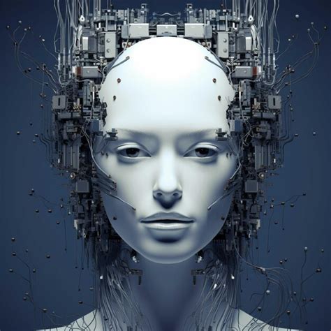 Premium Ai Image D Rendering Of A Female Head With The Brain Circuit