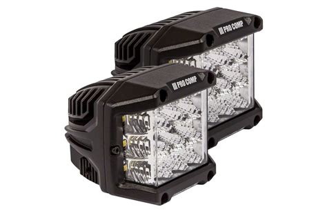 Pro Comp Tundra 75w Wide Angle Cube Led Lights Combo Spot Flood Beam
