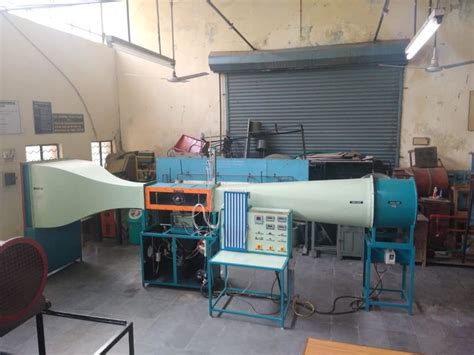 Subsonic Windtunnel Test Section Is Sandwitched Between Effuser And