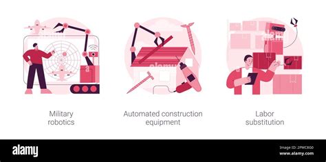 Artificial Intelligence In Industry Abstract Concept Vector