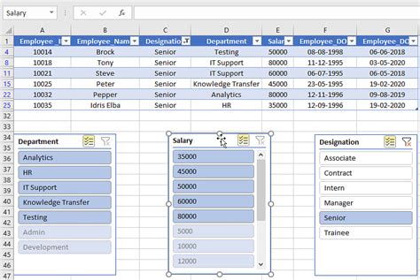 What Are Excel Slicers