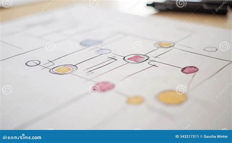A Minimalistic Hand Drawn Diagram Representing The Iterative Design Process Generative Ai