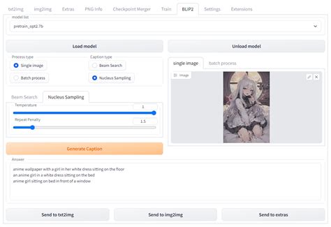 Github Tps F Sd Webui Blip Webui Extension For Using Blip