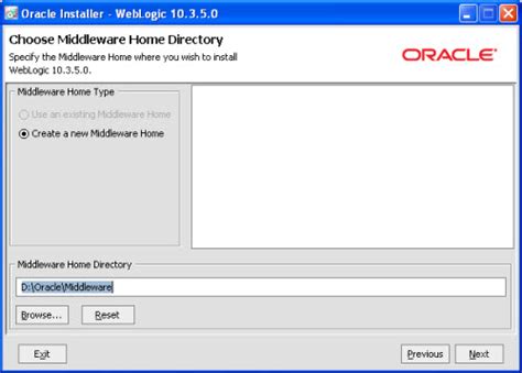 Oracle Weblogic Server 11gr1 1035 Installation On Windows 32 Bit