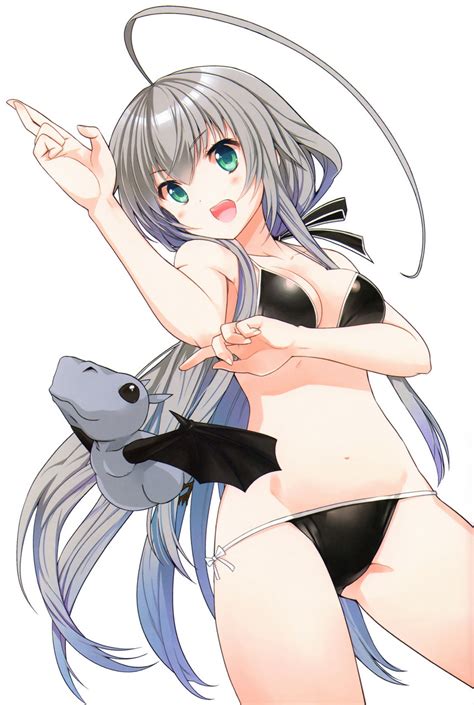 nyarlathotep and shantak haiyore nyaruko san drawn by koin foxmark