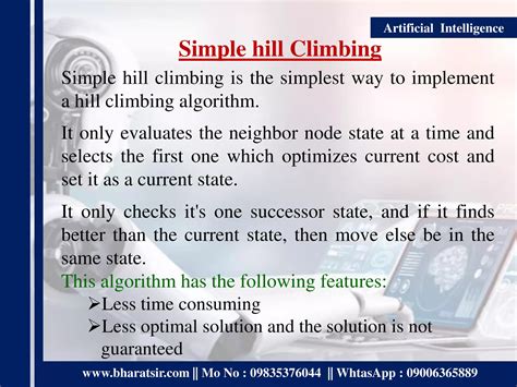 hill climbing algorithm in artificial intelligence pdf