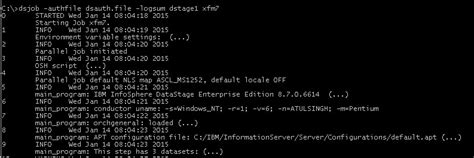 Dsjob 3 Managing Datastage Jobs From Command Line Datagenx Atul