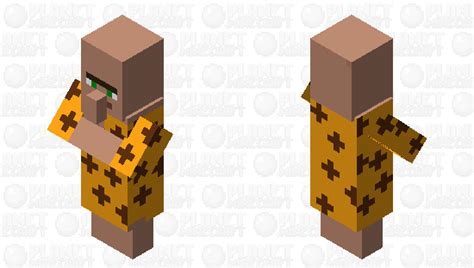 Caveman Villager Minecraft Mob Skin