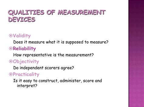 Validity Reliability And Practicality Pptx