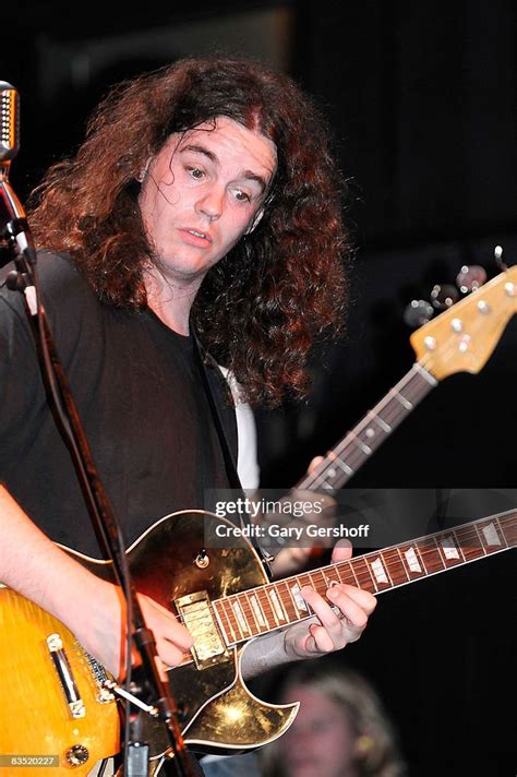 Guitaristsinger Magnus Pelander Of Witchcraft Performs In Concert At
