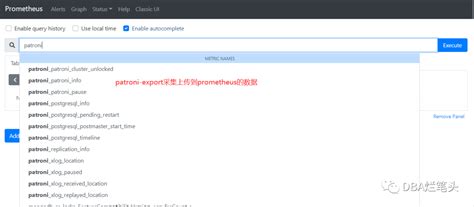 Postgresql Patroniexporter 监控 Patroni高可用工具patroni监控指标 Csdn博客