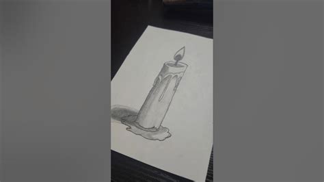 🕯mesmerizing Candle Drawing Realistic Pencil Sketch Candledrawing Realisticsketch Art