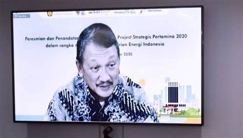 HUT Ke 63 Pertamina Menteri ESDM Resmikan Kilang Langit Biru Cilacap