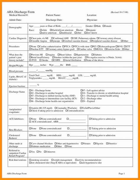 Explore Our Sample Of Hospital Discharge Checklist Template Doctors