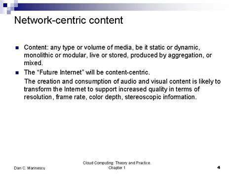 Chapter 1 Introduction Dan C Marinescu Cloud Computing