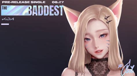 The Baddest Ahri Animation With Wallpaper Engine Youtube