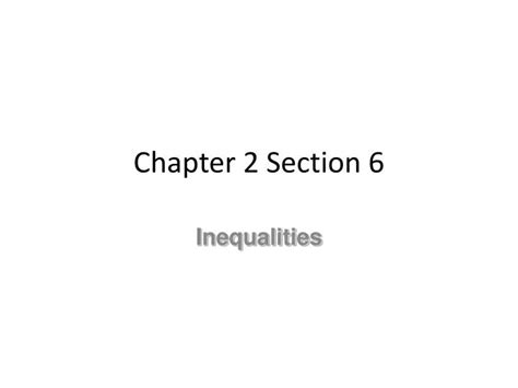 Ppt Chapter 2 Section 6 Powerpoint Presentation Free Download Id