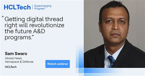 Srinidhi Chakravarti On Linkedin Webinar On Impact Of Mbse Hcltech