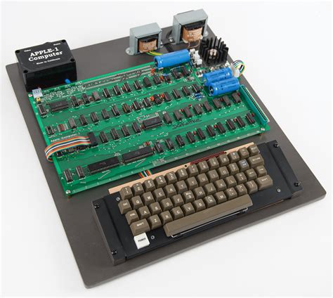 Apple 1 Computer Replica Signed By Daniel Kottke And Ron Wayne Rr