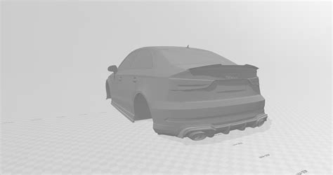 Stl File Audi Rs3 Sedan 🚗・3d Printable Model To Download・cults