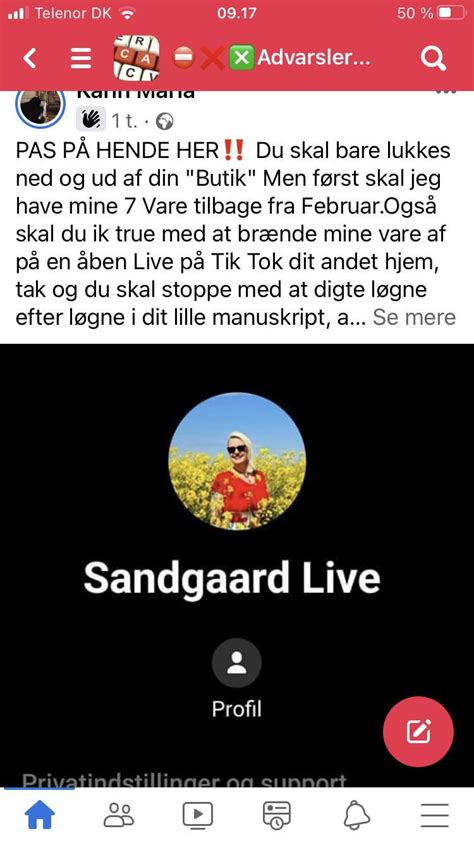 Sandgaard Rtiktokdramadk