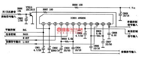 AN Audio Preamplifier And Control Integrated Circuit Basic Circuit Circuit Diagram