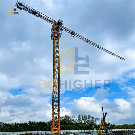 40m 50m 60 M 75m 80m 100m Height Building Flat Top Tower Crane For Sale Go Higher Suspended