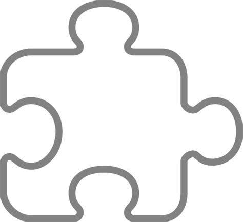 White Puzzle Icon
