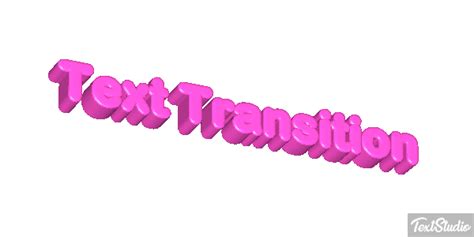 Text Transition Font Animated  Logo Designs