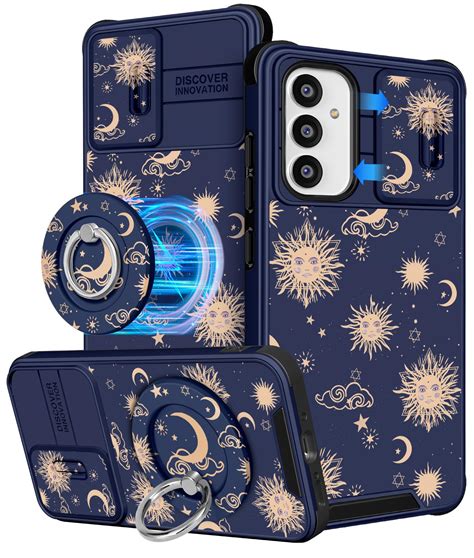 Amazon Com Buleens For Samsung Galaxy A G Case Inch With Ring Stand Camera Cover
