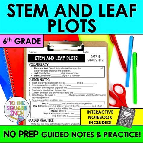 Stem And Leaf Plots To The Square Inch