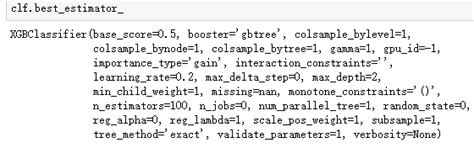 xgboost sklearn gridsearchcv 其他 it技术