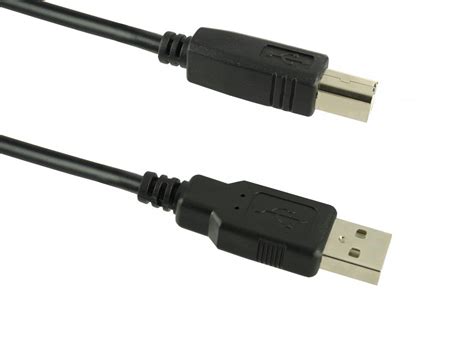 Cabo Usb Ab Para Arduino 100cm Preto Rs Robótica