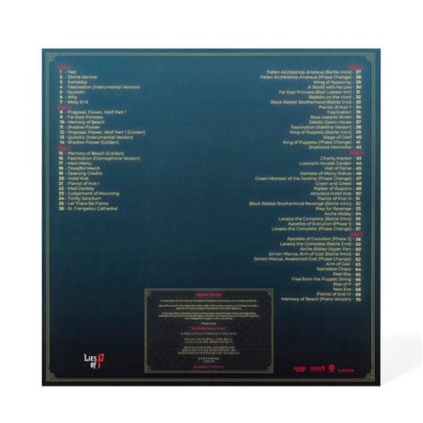 Lies Of P Vinyl Original Video Game Soundtrack 3xlp Arcline Store