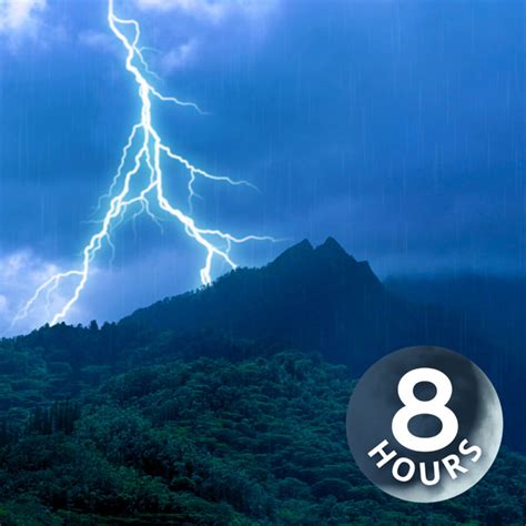 Heavy Rain Rolling Thunder Soothing Thunderstorm Ambience In The
